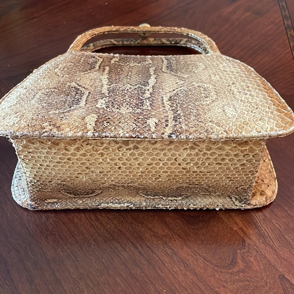 Bags | Authentic Snakeskin Handbag Clutch | Poshmark